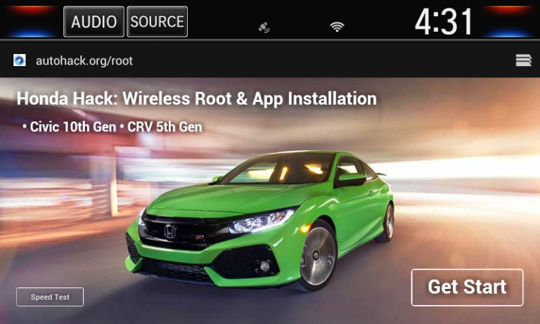 Honda Hack – How to root your Honda head unit and install apps freely.
